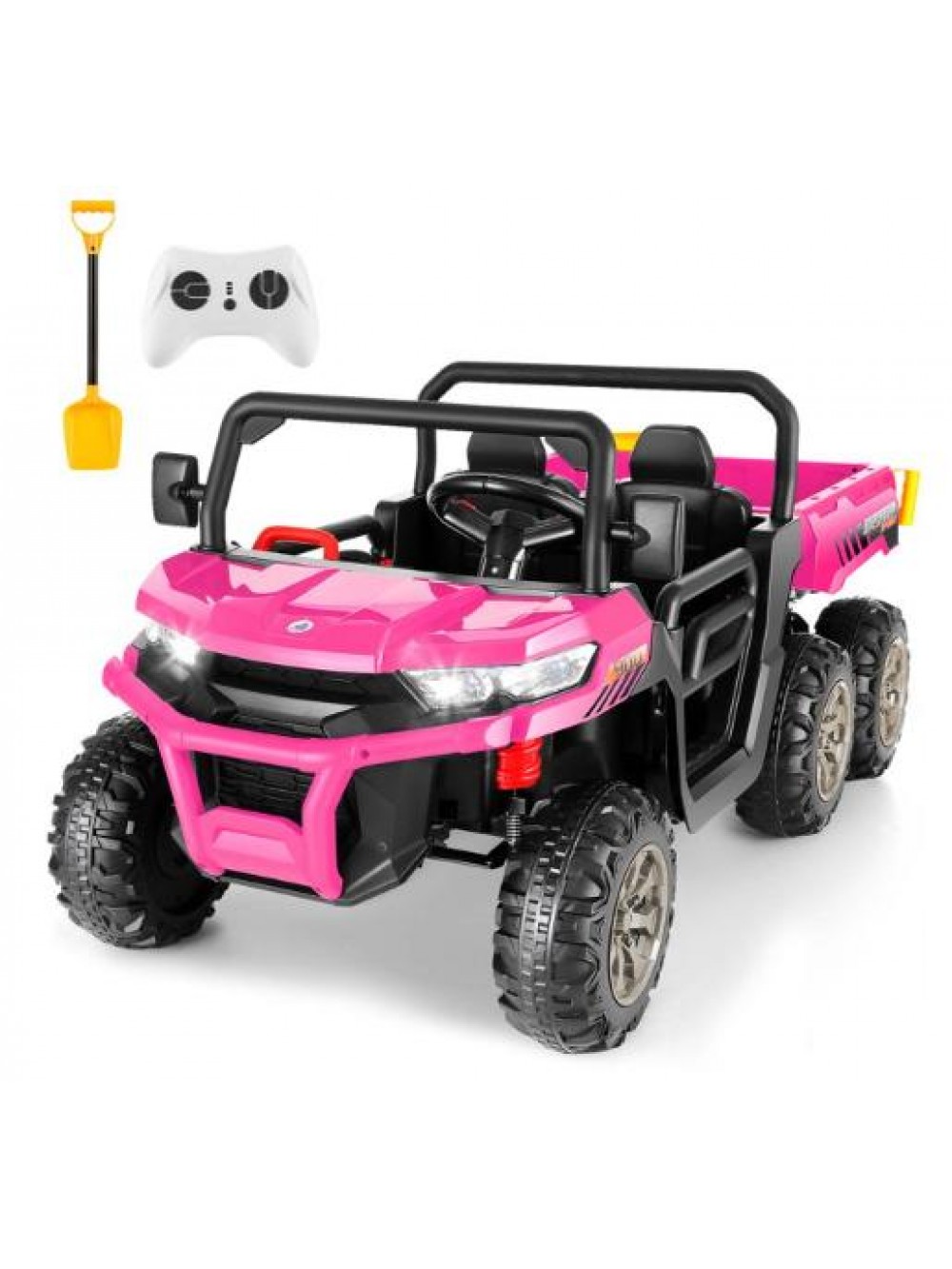 Funcid 24 Volt 4WD Kids Ride on Dump Truck with Remote Control,