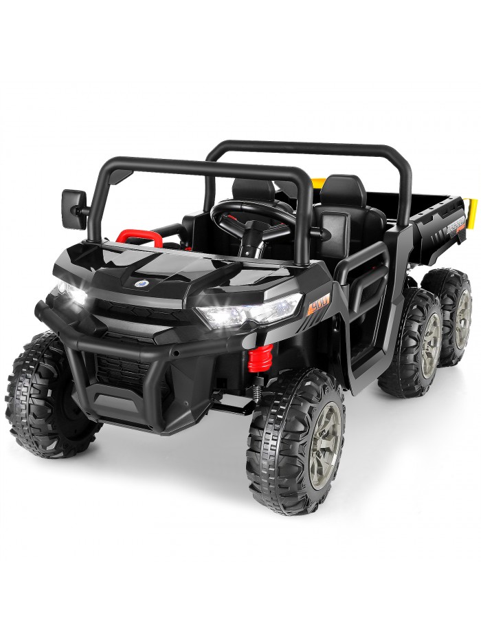 Funcid 24 Volt 4WD Kids Ride on Dump Truck with Remote Control,