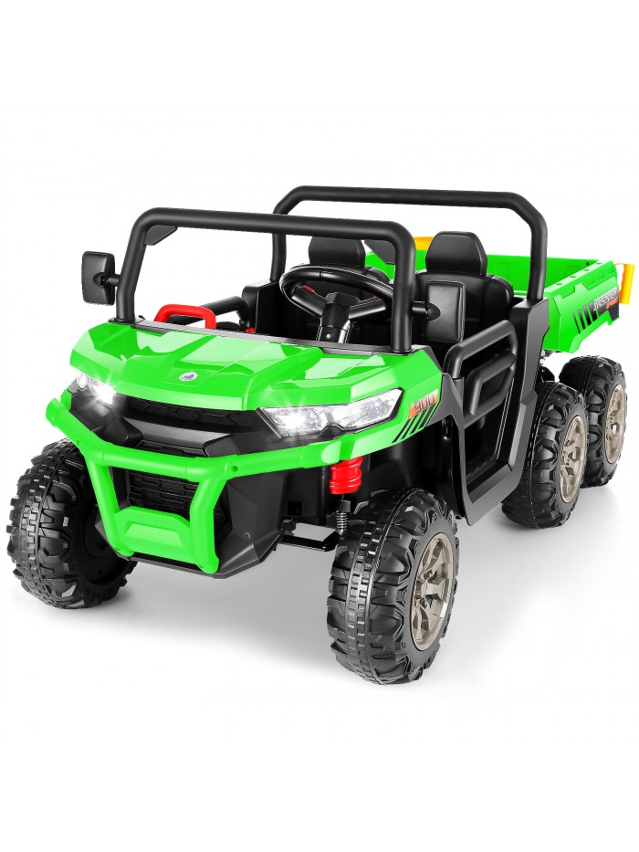 Funcid 24 Volt 4WD Kids Ride on Dump Truck with Remote Control,